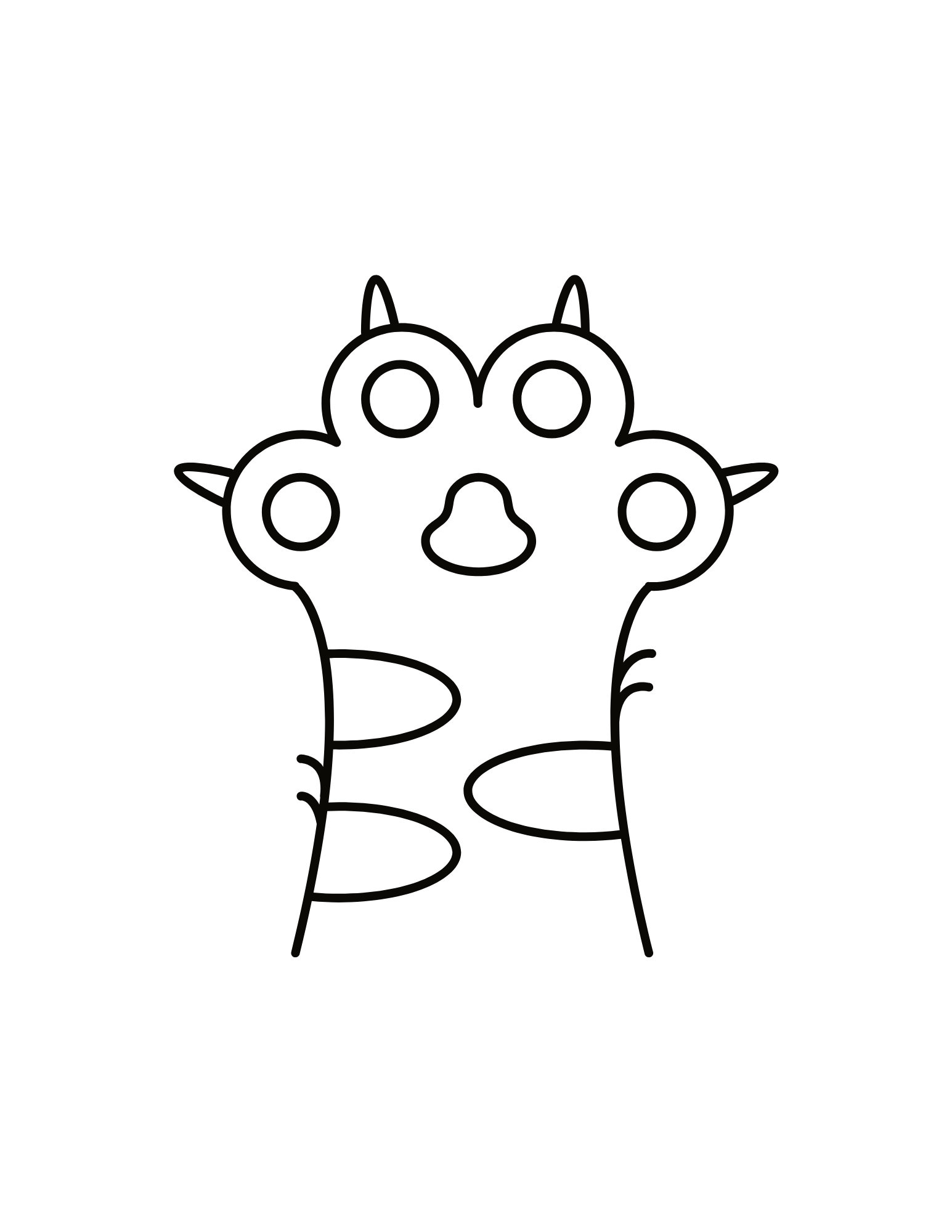 Bold & Easy Coloring Book Easy Coloring Pages, Cute Printable, Large ...