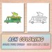 Food Truck Coloring Book Food Coloring Page, Fast Food Printable ...