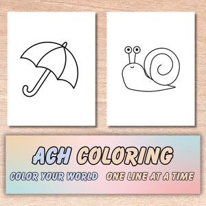 Bold & Easy Coloring Book | Easy Coloring Pages, Cute Printable, Large ...