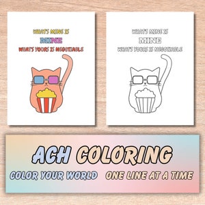 Catitude Coloring Book | Cat Quotes Coloring Page, Cute Cats Printable ...