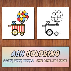 Street Market Coloring Book | Mini Booth Coloring Pages, Storefront ...