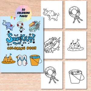 Songkran Coloring Book | Thai New Year Water Festival, Instant Download ...