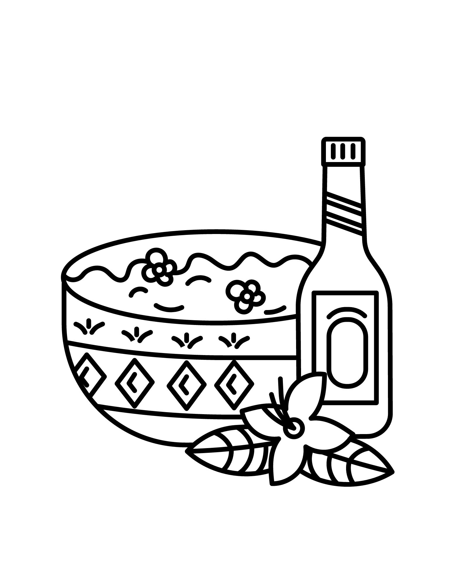 Songkran Coloring Book Thai New Year Water Festival, Instant Download ...