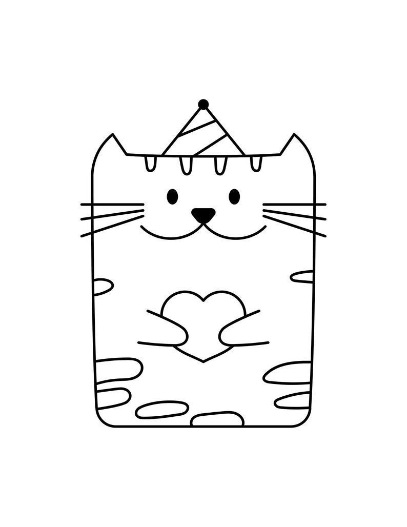 Bold & Easy Coloring Book Easy Coloring Pages, Cute Printable, Large ...