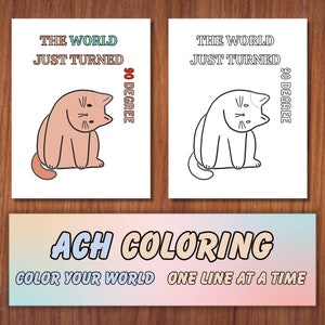 Catitude Coloring Book | Cat Quotes Coloring Page, Cute Cats Printable ...