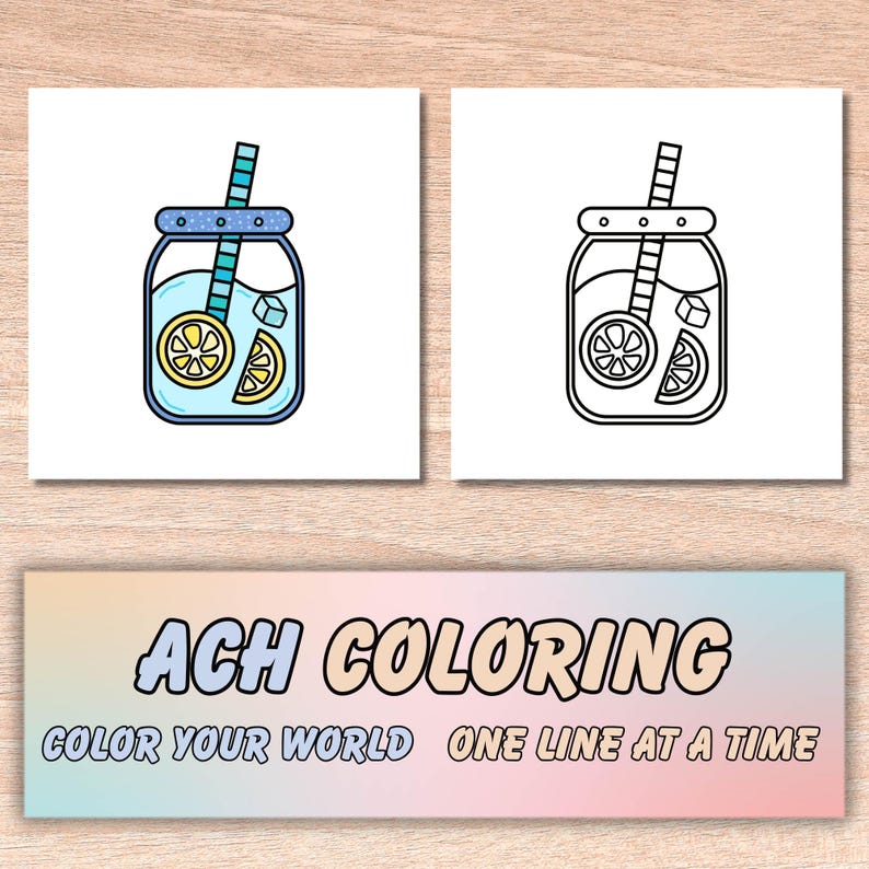 Fun & Relaxing Coloring Book | Bold and Easy Coloring Page, Cute ...