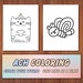 Bold & Easy Coloring Book | Easy Coloring Pages, Cute Printable, Large ...