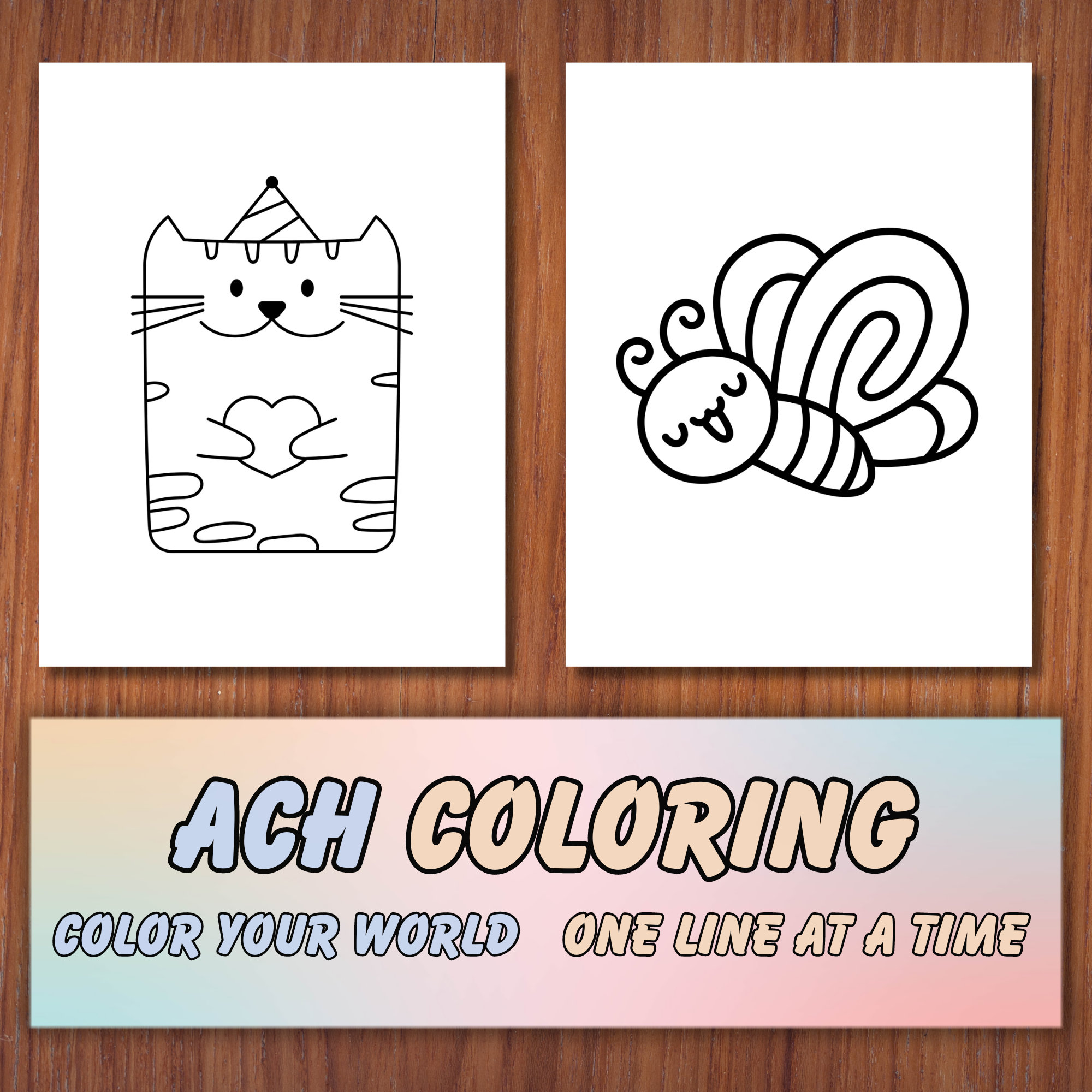 Bold & Easy Coloring Book Easy Coloring Pages, Cute Printable, Large ...