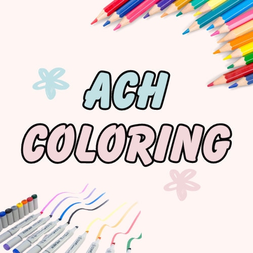ACHColoring - Etsy