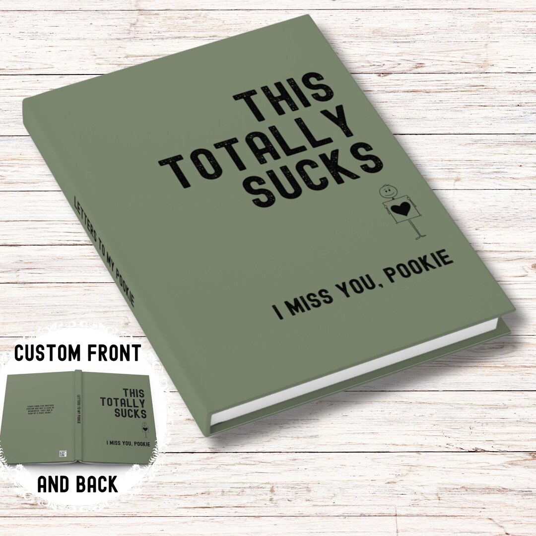 Custom Grief Journal Sympathy Gift, This Sucks BFF Bereavement, Lost ...