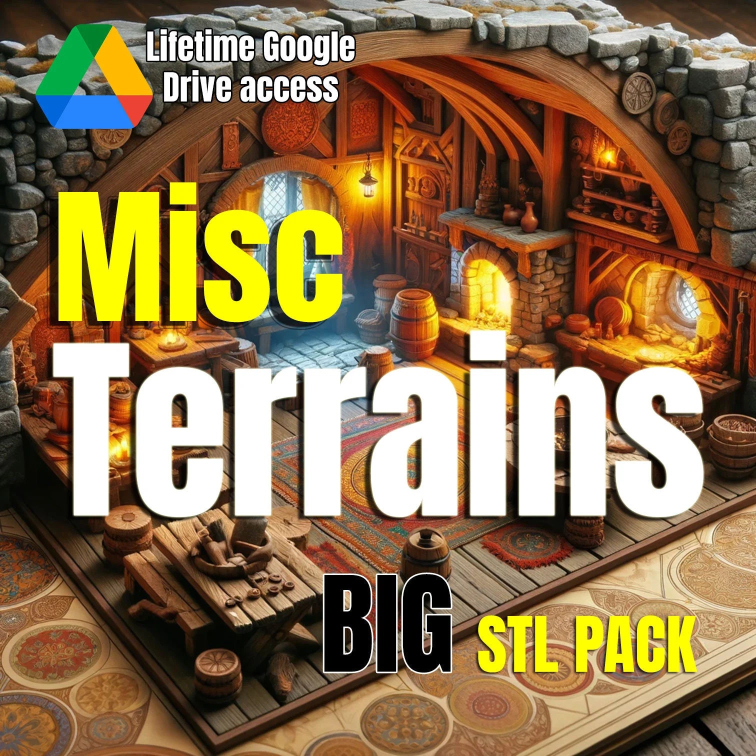 Miniature Stl Pack, Terrain Stl Pack, Terrains Stl, Miniatures Stl ...