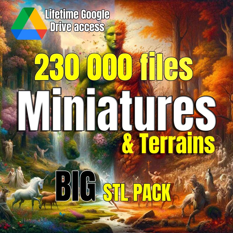 Miniature Stl Pack, Terrain Stl Pack, Terrains Stl, Miniatures Stl ...