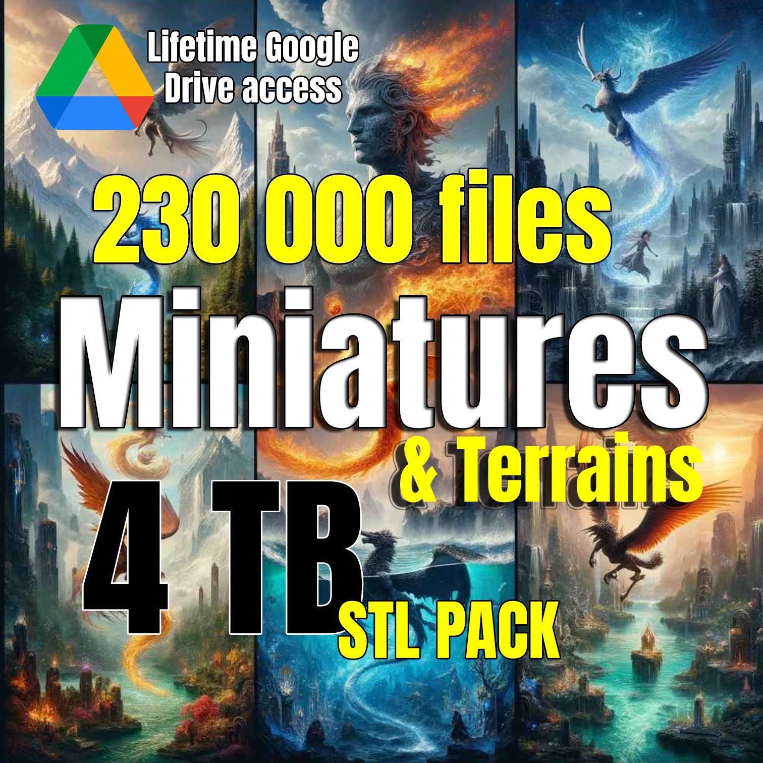 Miniature Stl Pack, Terrain Stl Pack, Terrains Stl, Miniatures Stl ...