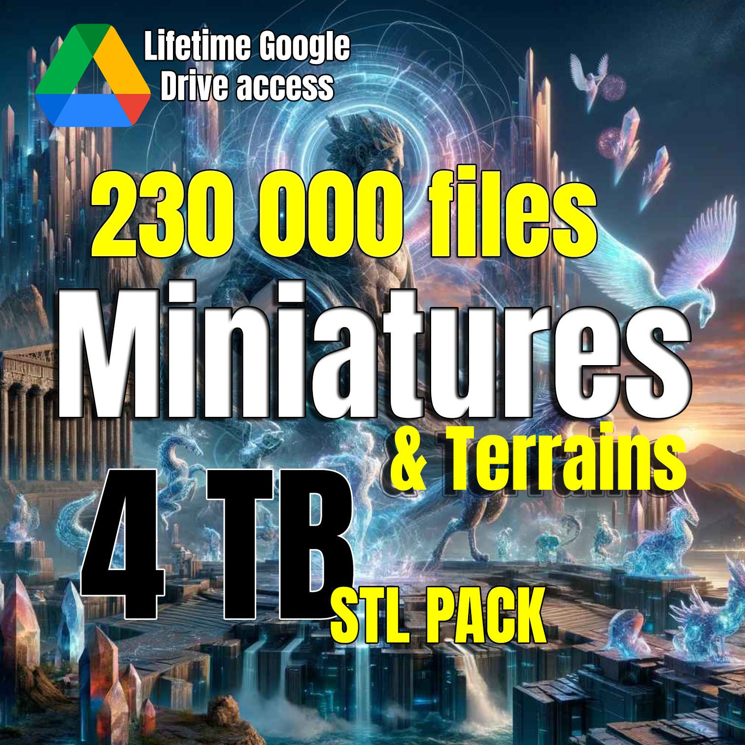 Miniature Stl Pack, Terrain Stl Pack, Terrains Stl, Miniatures Stl ...