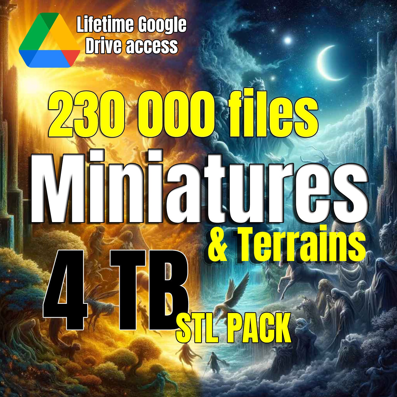 Miniature Stl Pack, Terrain Stl Pack, Terrains Stl, Miniatures Stl ...