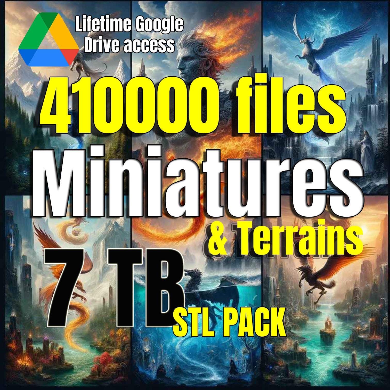 Miniature Stl Pack, Terrain Stl Pack, Terrains Stl, Miniatures Stl ...