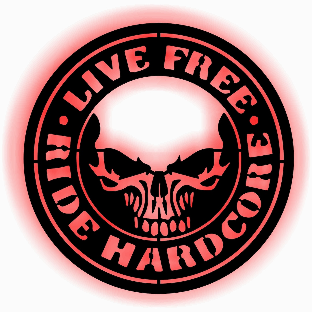 Harley Davidson Skull Logo Sign, Perfect for Man Caves and Garages ...