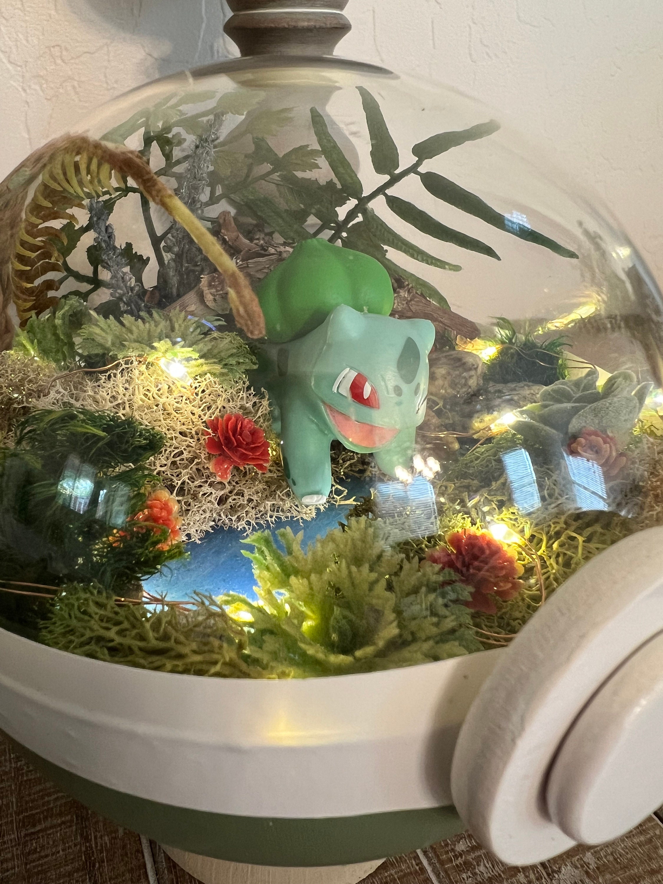 Light up Bulbasaur 5 Pokeball Terrarium - Etsy