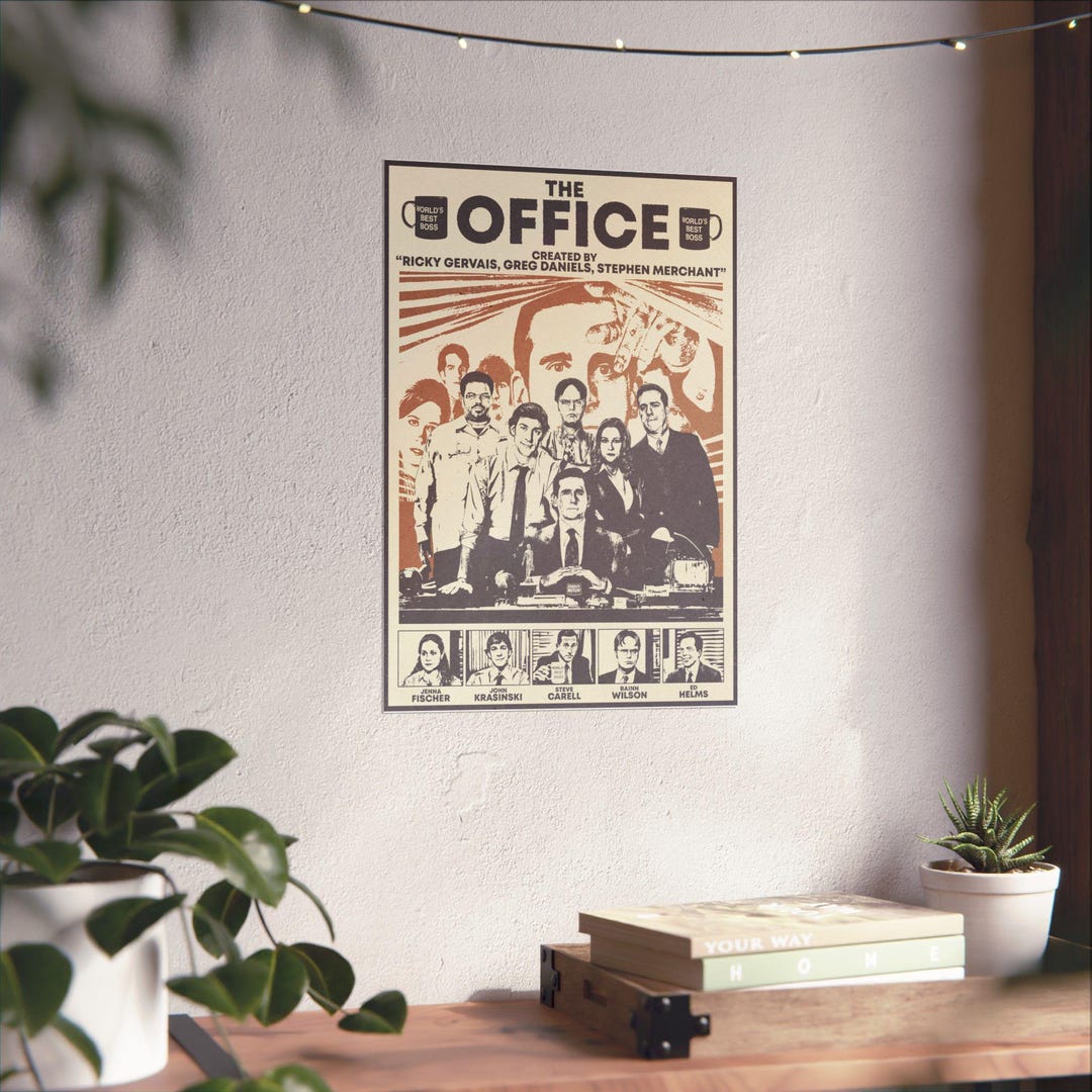 The Office Printable Poster the Office Digital File Mid Century ...
