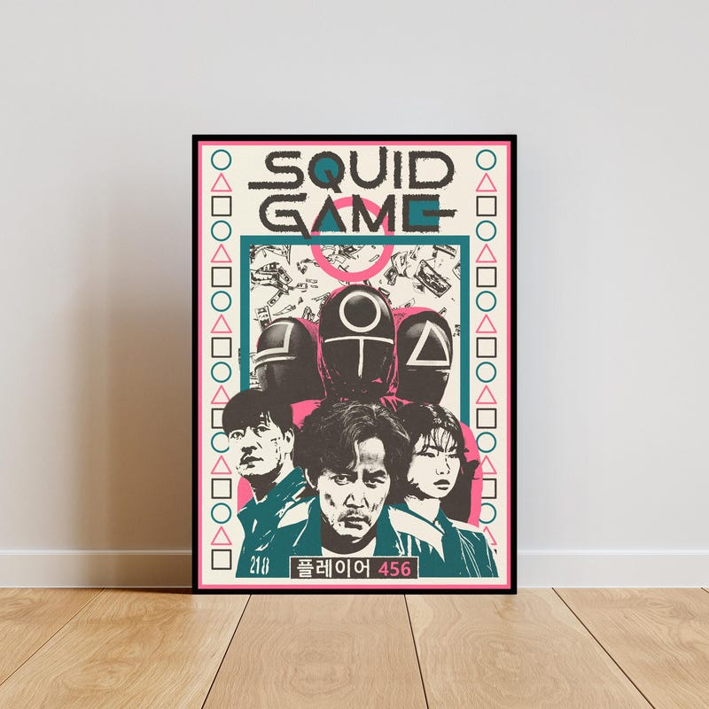Squids Game Poster - Etsy