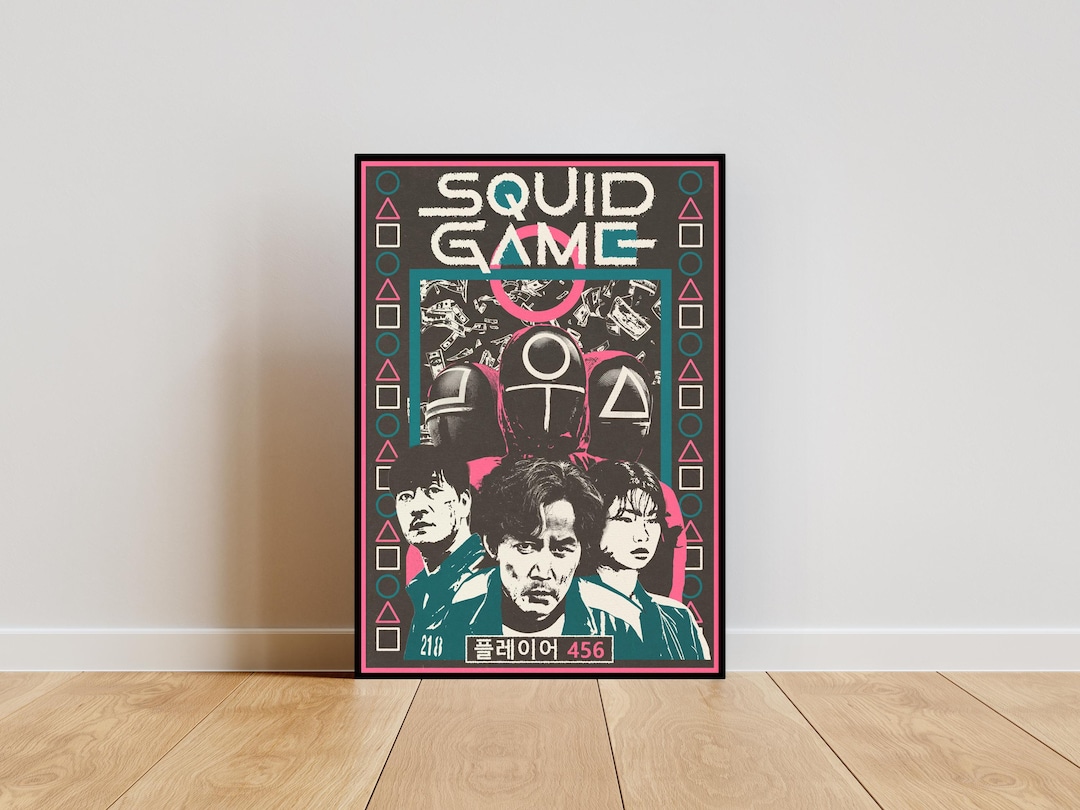 Squid Game Digital Poster Squid Game Digital Poster Korean Squid Game ...