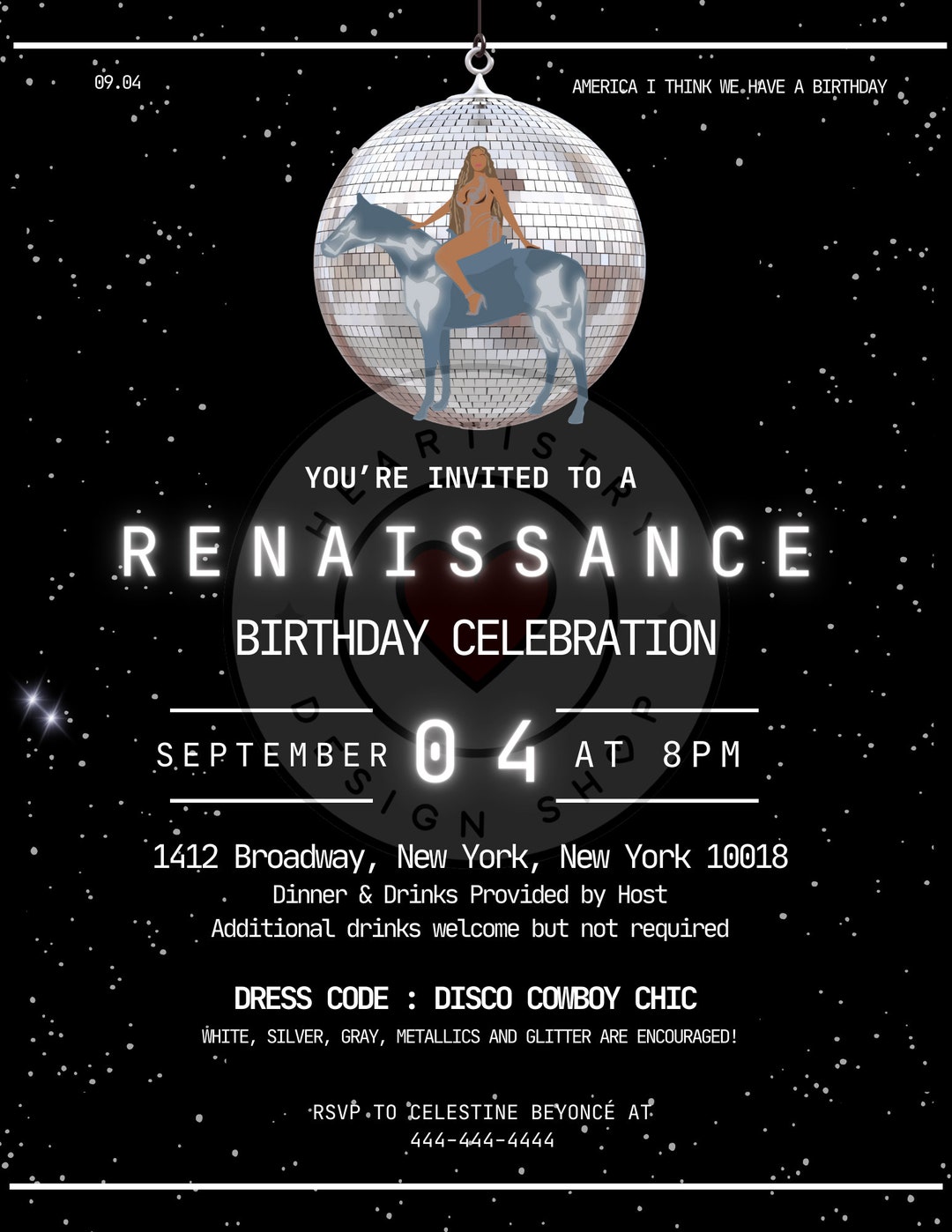 Renaissance Party Digital Invitation - Etsy