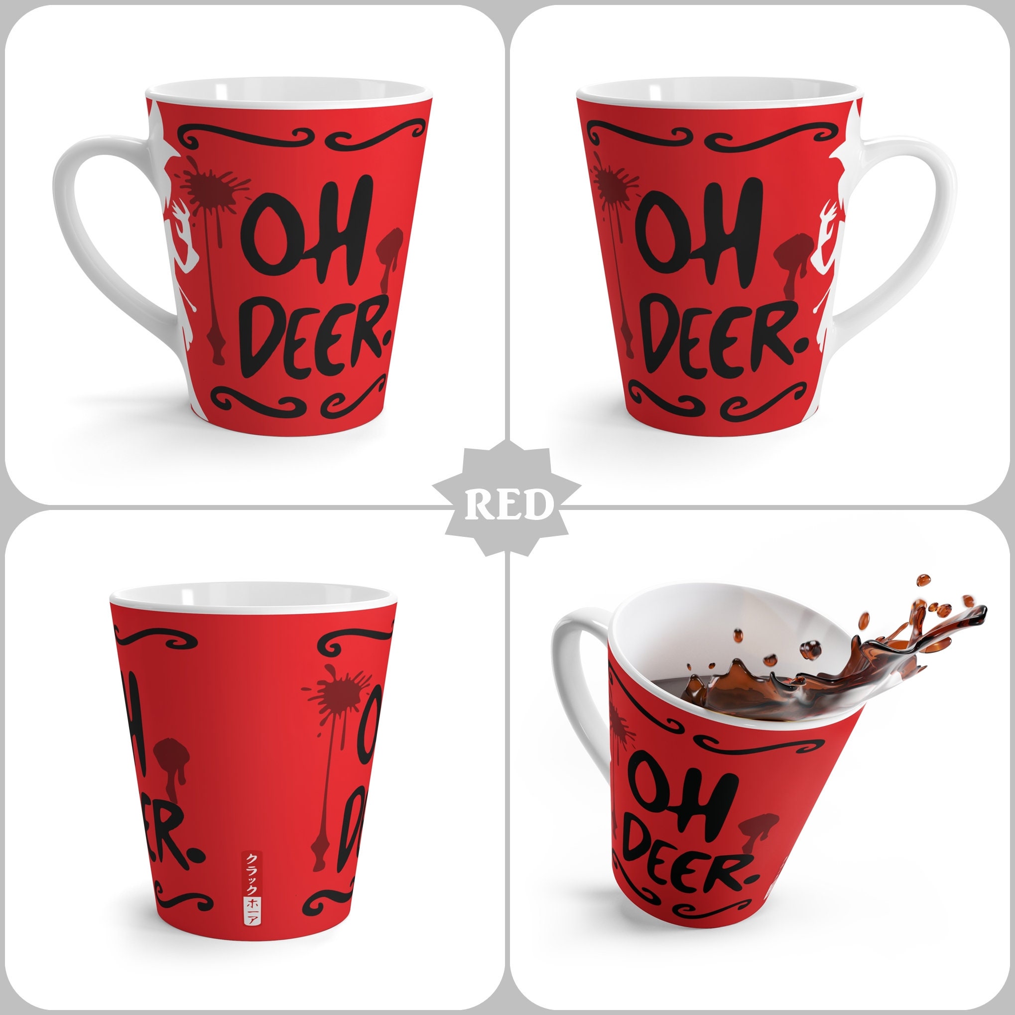 OH DEER Alastor's Coffee Mug / Hazbin Hotel Fan Inspired Alastor Cup ...