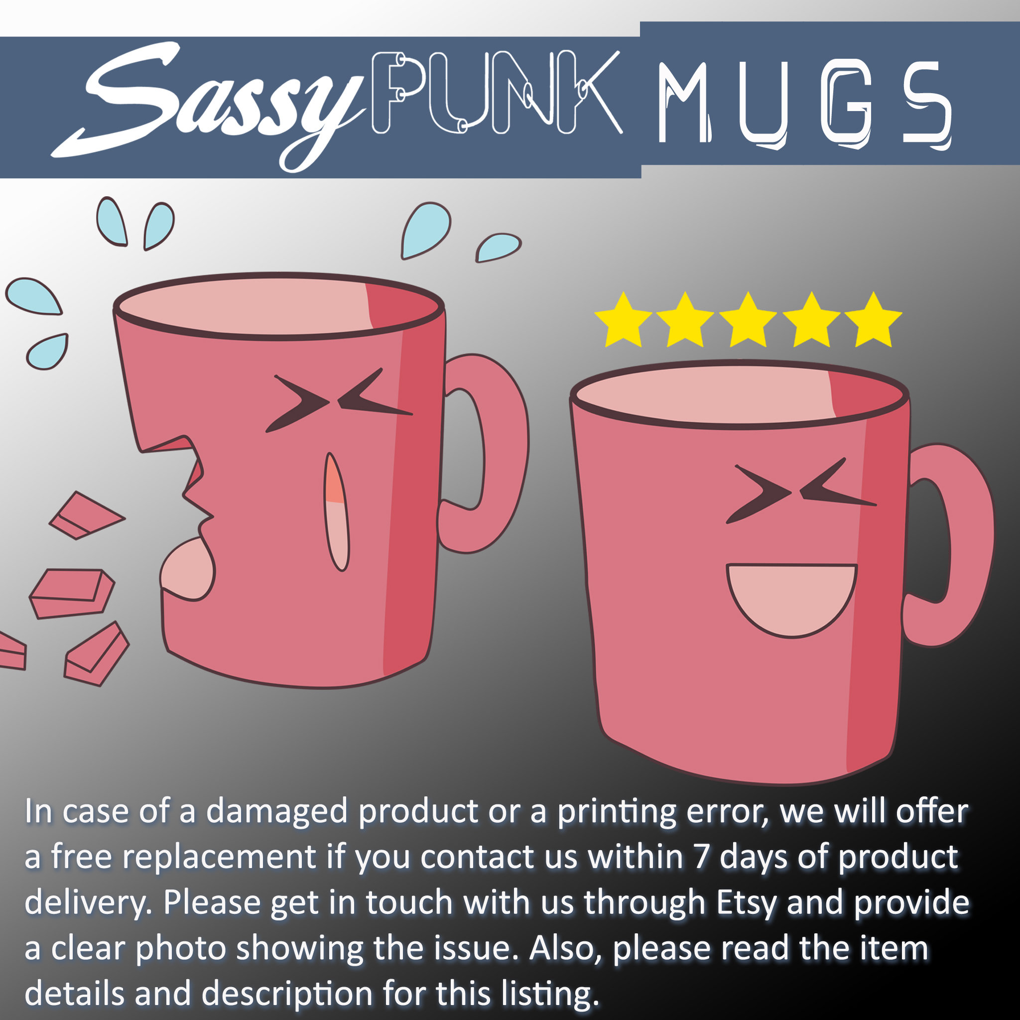 OH DEER Alastor's Coffee Mug Hazbin Hotel Fan Inspired Alastor Cup ...