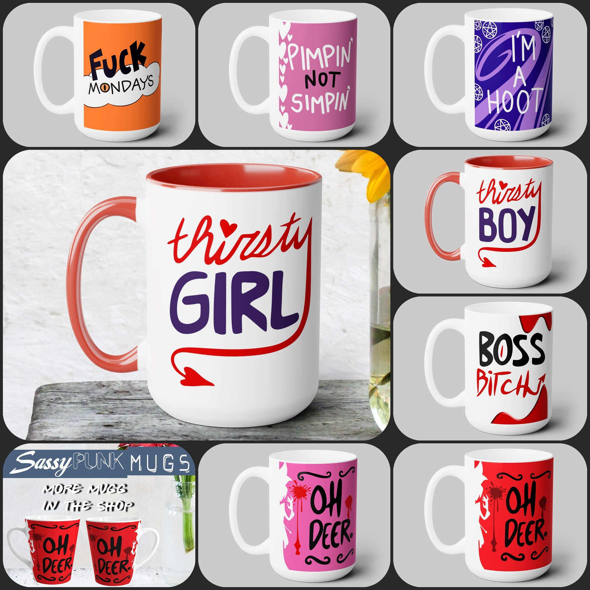 THIRSTY BOY Fizzarolli Fizz Coffee Mug Helluva Boss Gift Fan Fizz's Mug ...
