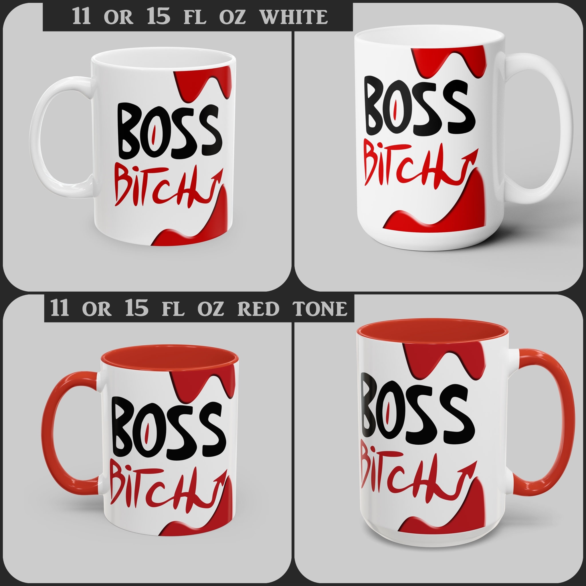 Boss Bitch Blitzo's Coffee Mug / Helluva Boss Gift Fan or Hazbin Hotel ...