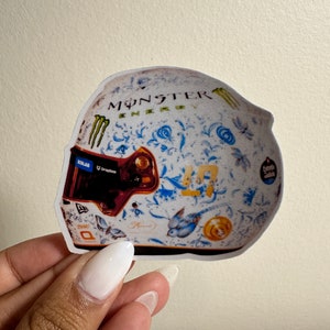 Lando Norris Porcelain Dreams Helmet Design Sticker LN4 Mclaren - Etsy