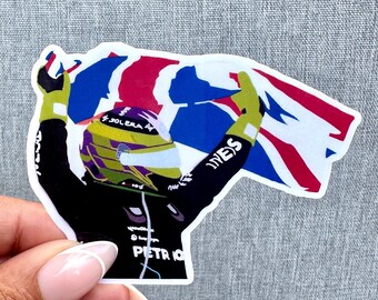 Formula 1 Sticker Lewis Hamilton Silverstone Win 2024 - Etsy