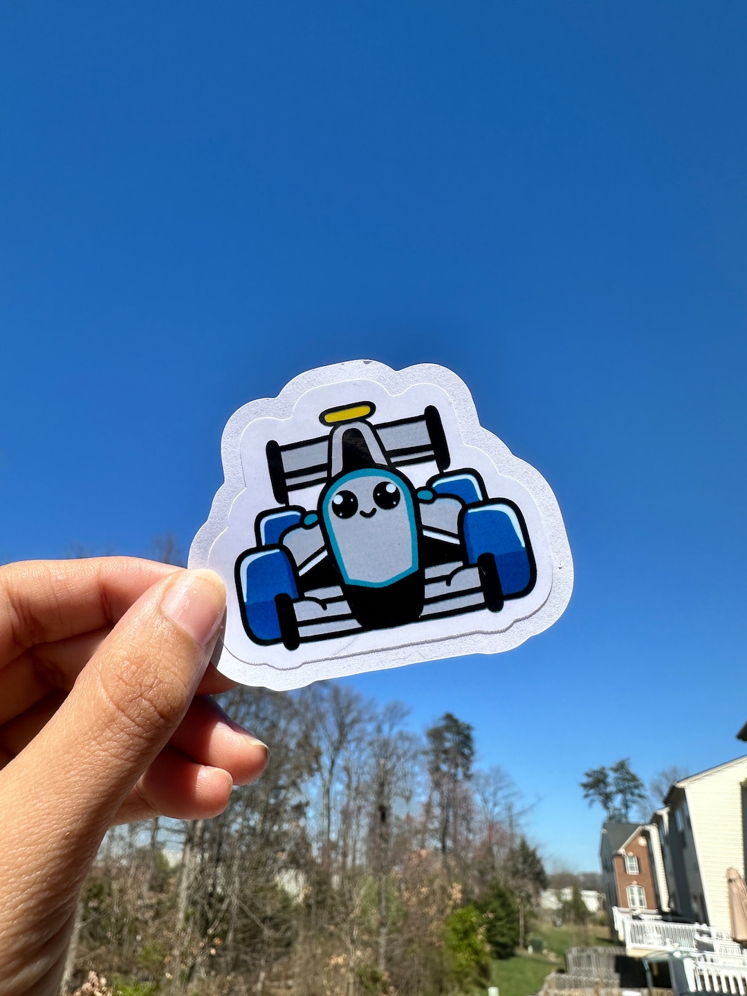 Cute Mercedes F1 Car Waterproof Sticker | Formula One | Lewis Hamilton ...