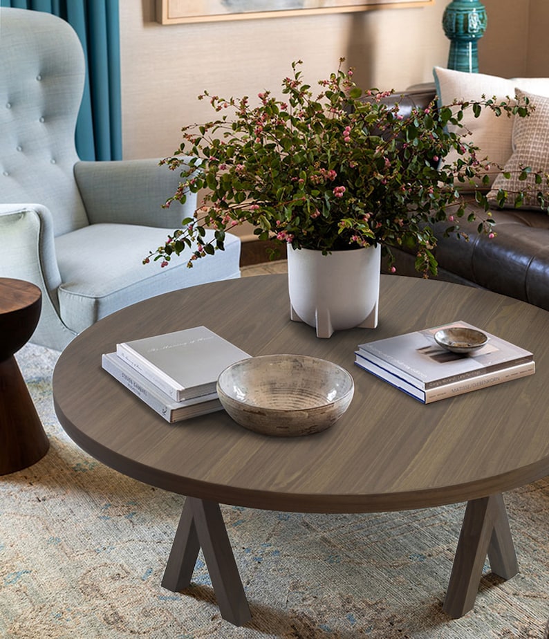 TROPICS FURNI'S Colonial Round Coffee Table - Etsy