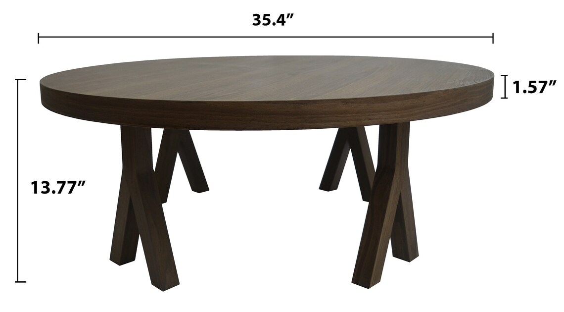 TROPICS FURNI'S Colonial Round Coffee Table - Etsy