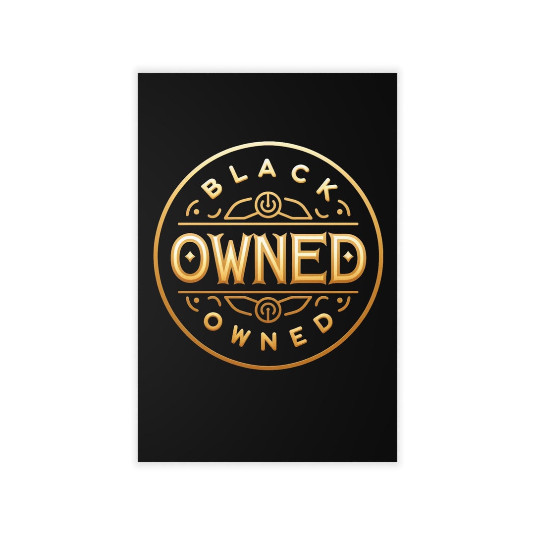 Black Owned Wall Decals - Etsy