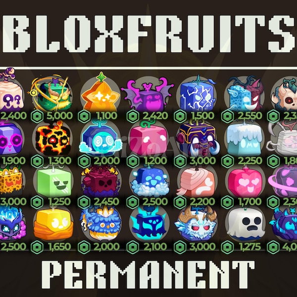 Yeti Fruit Blox Fruit Papercraft - Etsy New Zealand