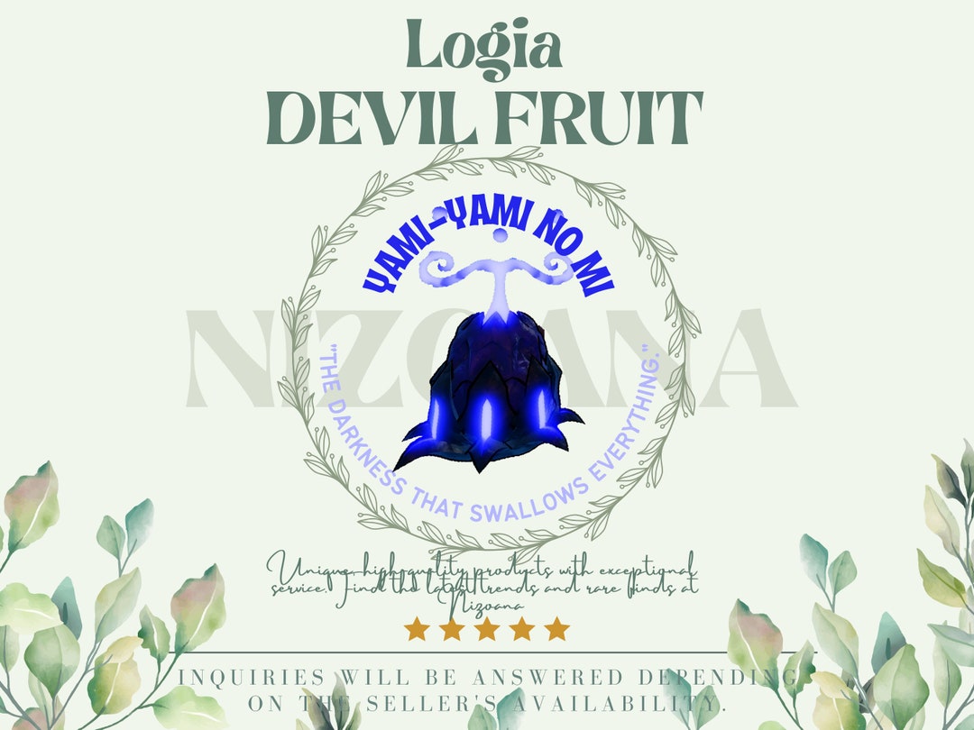Grand Piece Online Yami Yami No Mi dark GPO - Etsy