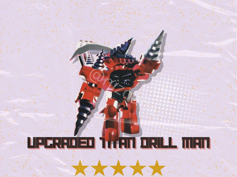 TTD Upgraded Titan Drill Man Toilet Tower Defense - Etsy