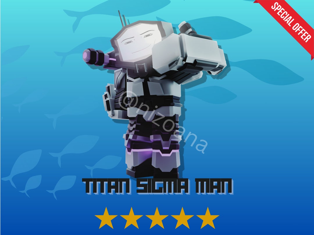 Toilet Tower Defense Titan Sigma Man TTD - Etsy