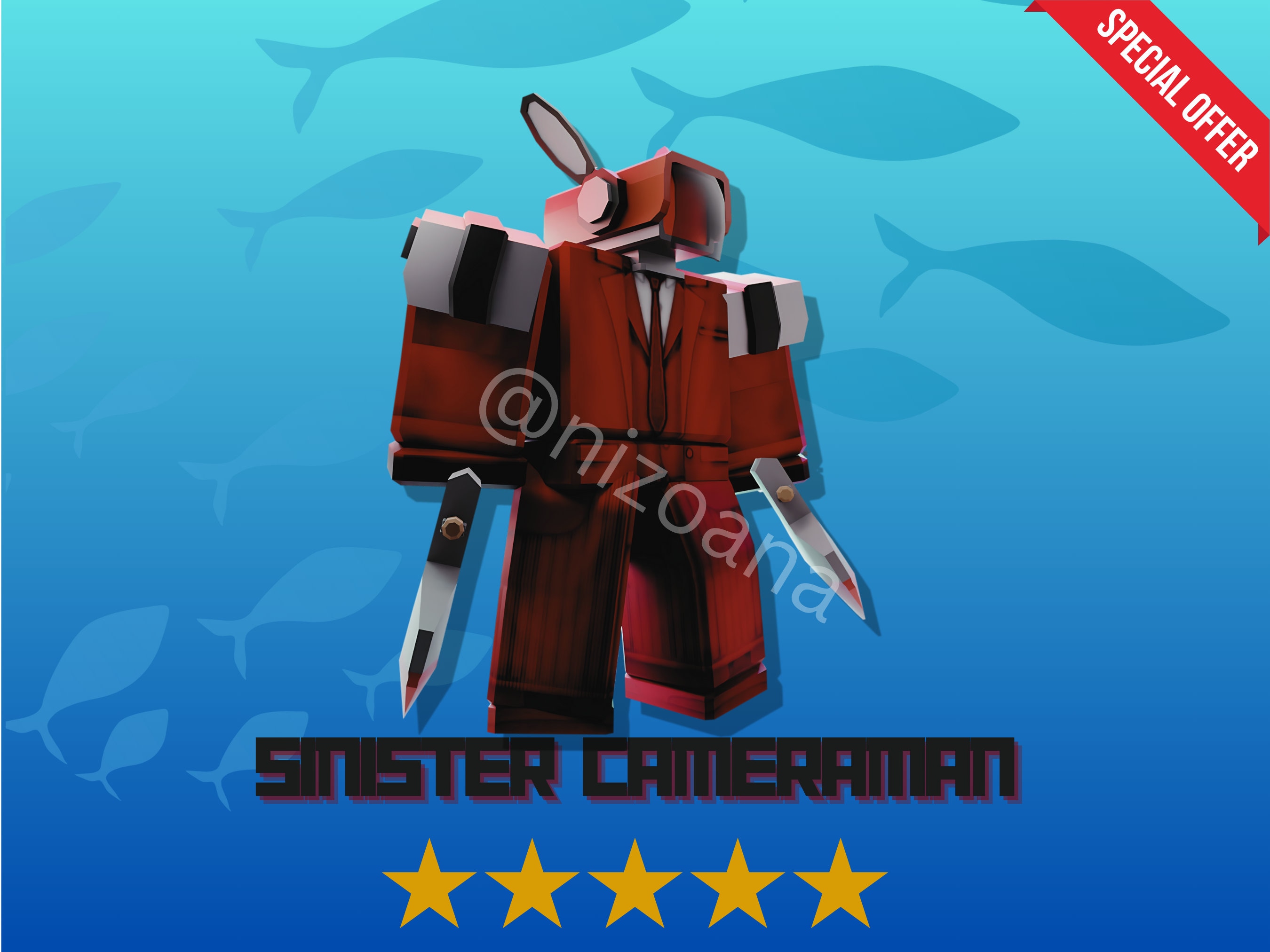 Toilet Tower Defense Sinister Cameraman TTD - Etsy