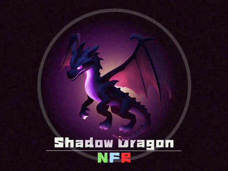 NFR Shadow Dragon ADOPT ME - Etsy
