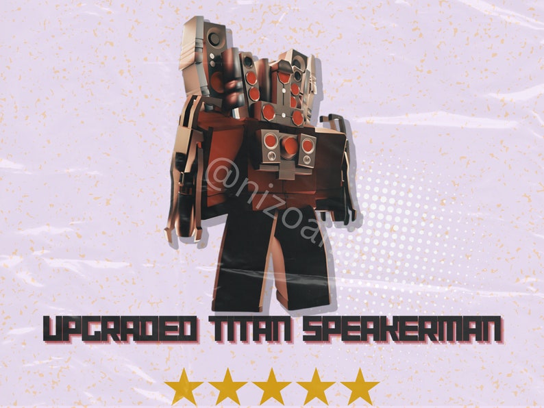 TTD Upgraded Titan Speakerman Toilet Tower Defense - Etsy