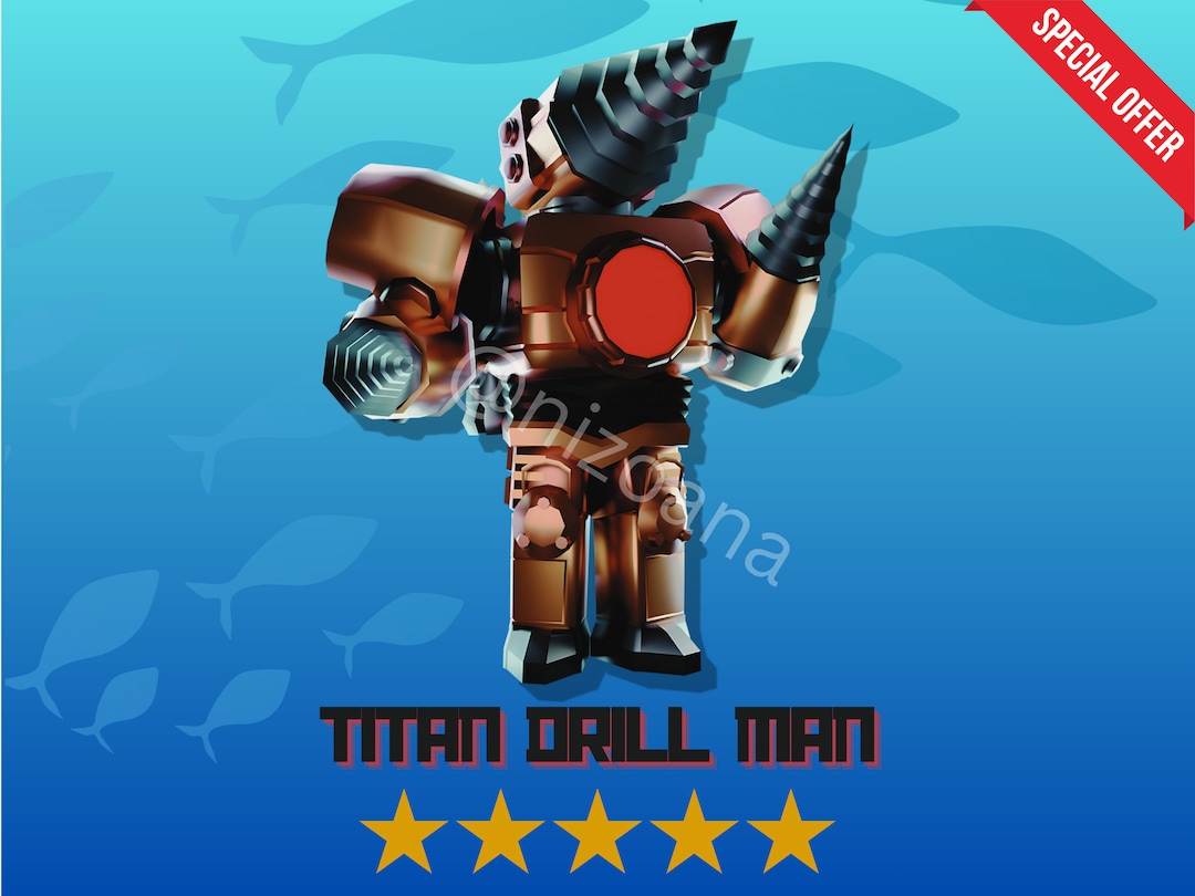 Toilet Tower Defense Titan Drill Man TTD - Etsy UK