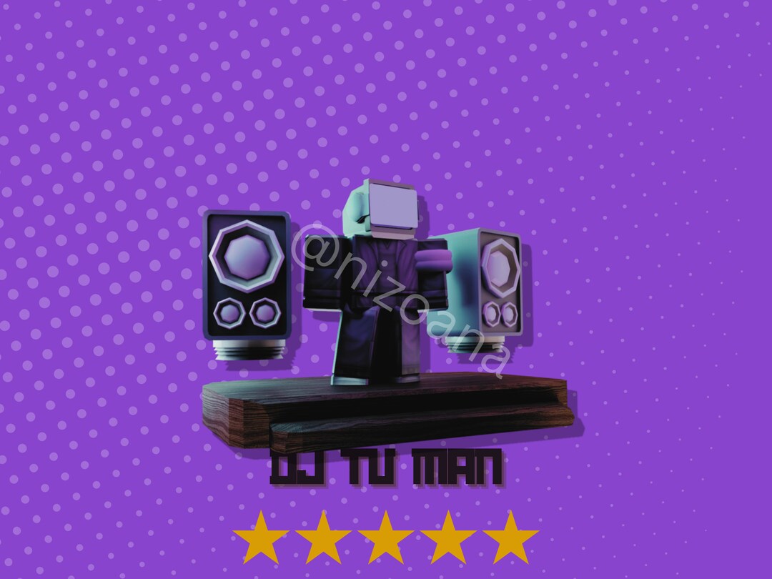 Toilet Tower Defense DJ TV Man TTD - Etsy.de