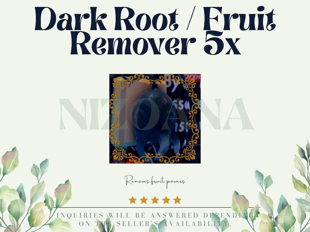 Grand Piece Online 5 Dark Root Fruit Remover GPO - Etsy