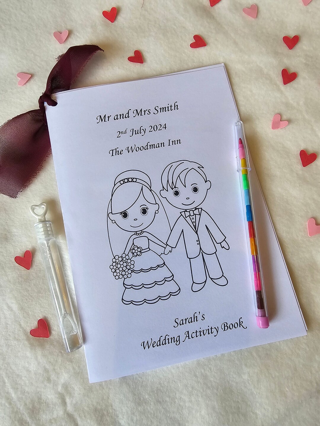 Deluxe Childrens Wedding Activity Pack - Etsy