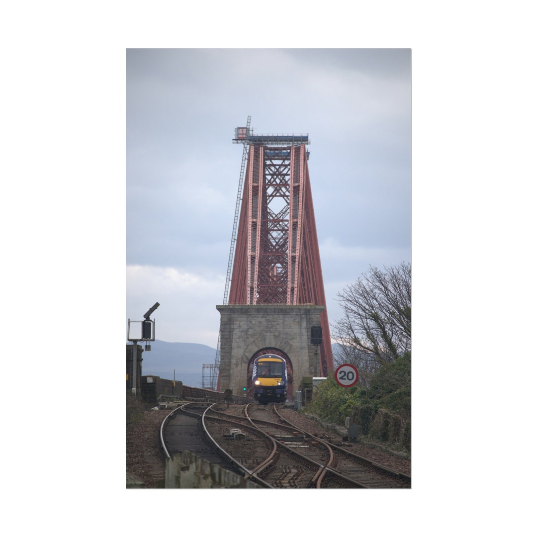 Forth Bridge Vertical Rolled Poster - Etsy