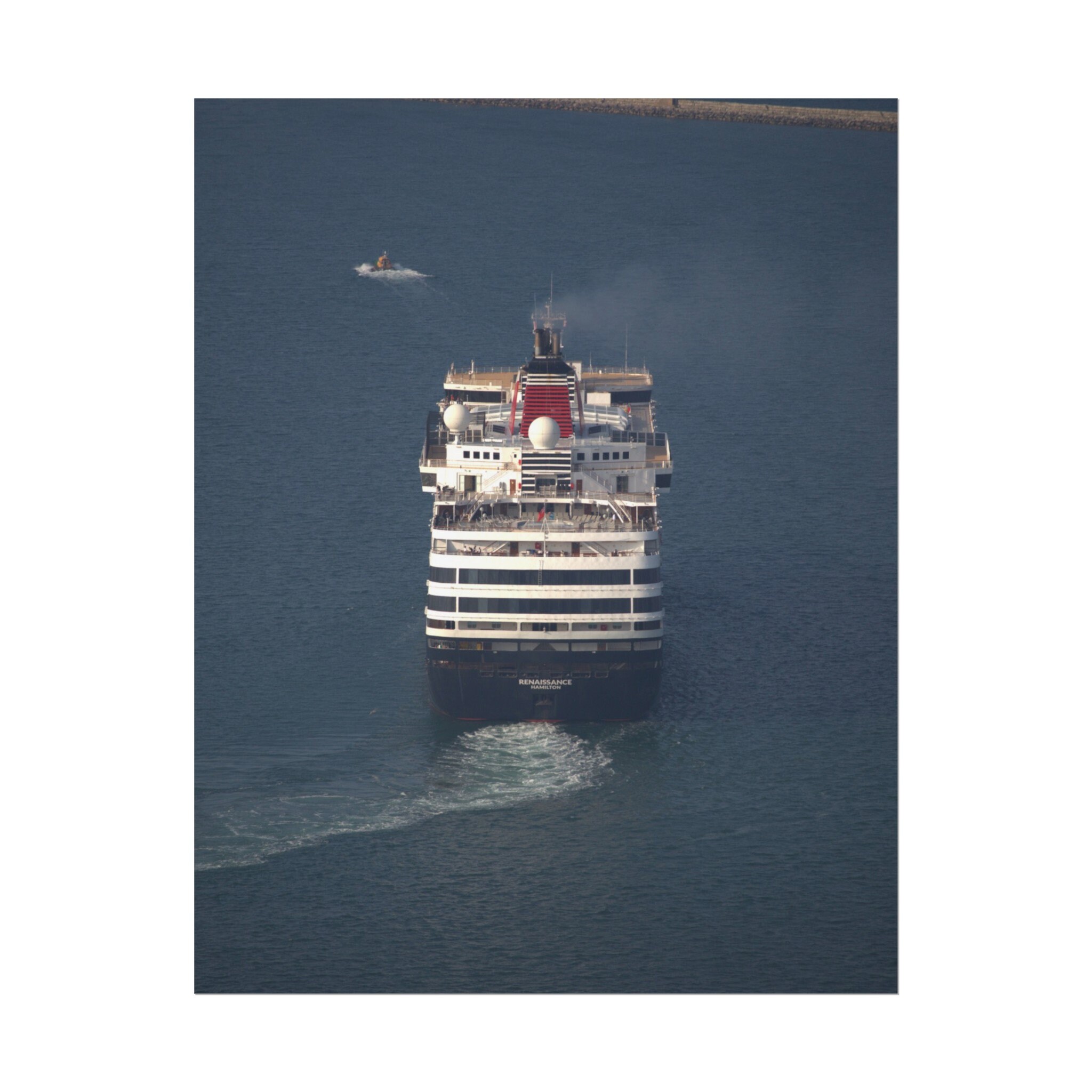 Renaissance Cruise Ship Sailing Away Vertical Rolled Poster - Etsy