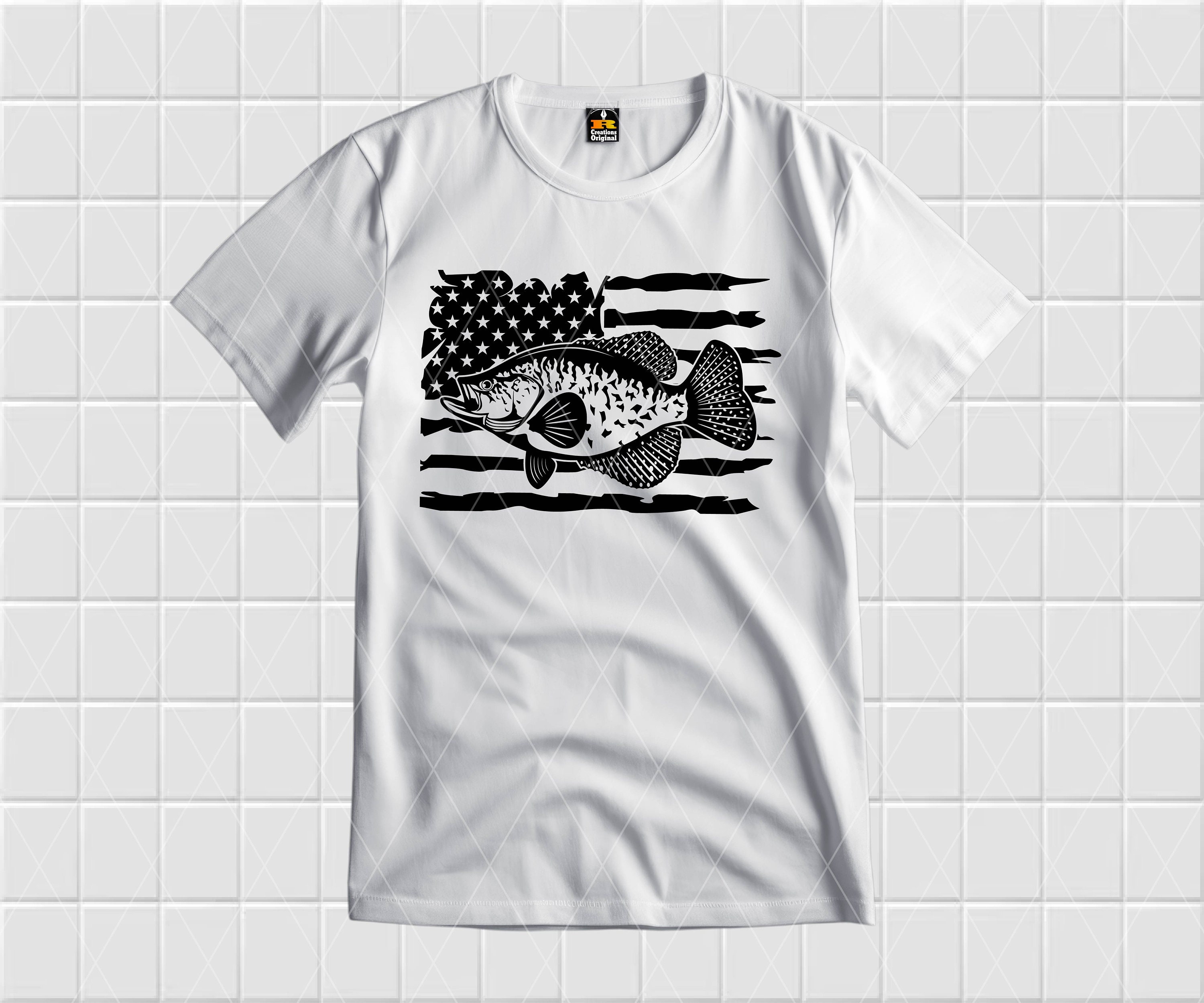 US Crappie Fish Panfish Fishing SVG Angling SVG Fish Decals Vinyl ...